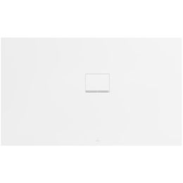 Villeroy & Boch Villeroy und Boch Squaro Infinity Duschwanne UDQ1590SQI2RVRW 150 x 90 x 4 cm, Stone White, Eck-Einbau rechts gegen Wand