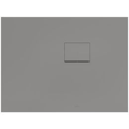 Villeroy & Boch Villeroy & Boch Squaro Infinity Duschwanne UDQ1075SQI2RV3S, 100 x 75 x 4 cm, grau