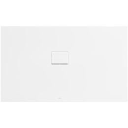 Villeroy & Boch Villeroy und Boch Squaro Infinity Duschwanne UDQ1590SQI2LVRW 150 x 90 x 4 cm, Stone White, Eck-Einbau links gegen Wand