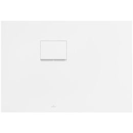 Villeroy & Boch Villeroy und Boch Squaro Infinity Duschwanne UDQ1070SQI2LVRW 100 x 70 x 4 cm, Stone White, Eck-Einbau links gegen Wand
