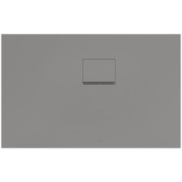 Villeroy & Boch Villeroy & Boch Squaro Infinity Duschwanne UDQ1170SQI2RV3S, 110 x 70 x 4 cm, grau