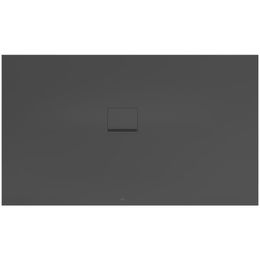 Villeroy & Boch Villeroy & Boch Duschwanne Squaro Infinity UDQ1710SQI2LV1S, 170x100x4cm, anthrazit