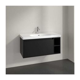 Villeroy & Boch Villeroy und Boch Skyla Waschtischunterschrank C79100VL 1 Auszug, 972 x 436 x 439 mm, Volcano Black