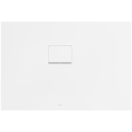 Villeroy & Boch Villeroy und Boch Squaro Infinity Duschwanne UDQ1175SQI2LVRW 110 x 75 x 4 cm, Stone White, Eck-Einbau links gegen Wand
