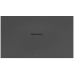 Villeroy & Boch Villeroy & Boch Squaro Infinity Duschwanne UDQ1270SQI2BV1S, 120 x 70 x 4 cm, anthrazit