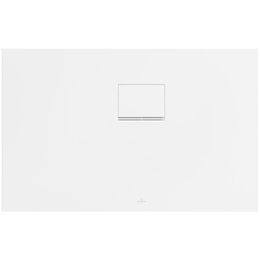 Villeroy & Boch Villeroy und Boch Squaro Infinity Duschwanne UDQ1170SQI2RVRW 110 x 70 x 4 cm, Stone White, Eck-Einbau rechts gegen Wand