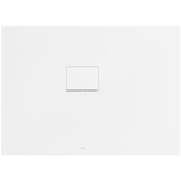 Villeroy & Boch Villeroy und Boch Squaro Infinity Duschwanne UDQ1180SQI2LVRW 110 x 80 x 4 cm, Stone White, Eck-Einbau links gegen Wand
