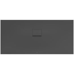 Villeroy & Boch Villeroy & Boch Squaro Infinity Duschwanne UDQ1675SQI2BV1S, 160 x 75 x 4 cm, anthrazit