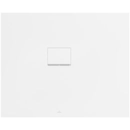Villeroy & Boch Villeroy und Boch Squaro Infinity Duschwanne UDQ1190SQI2LVRW 110 x 90 x 4 cm, Stone White, Eck-Einbau links gegen Wand