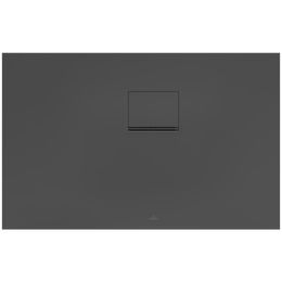 Villeroy & Boch Villeroy & Boch Squaro Infinity Duschwanne UDQ1170SQI2RV1S, 110 x 70 x 4 cm, anthrazit