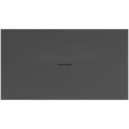 Villeroy & Boch Villeroy & Boch Squaro Infinity Duschwanne UDQ1810SQI2V1S, 180x100x4 cm, anthrazit Anitrutsch