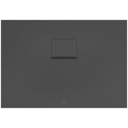 Villeroy & Boch Villeroy & Boch Squaro Infinity Duschwanne UDQ1070SQI2IV1S, 100 x 70 x 4 cm, anthrazit