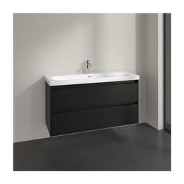 Villeroy & Boch Villeroy und Boch Skyla Waschtischunterschrank C80000VL 2 Ausz&uuml;ge, 1172 x 596 x 439 mm, Volcano Black