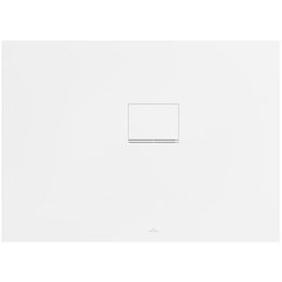 Villeroy & Boch Villeroy und Boch Squaro Infinity Duschwanne UDQ1180SQI2RVRW 110 x 80 x 4 cm, Stone White, Eck-Einbau rechts gegen Wand