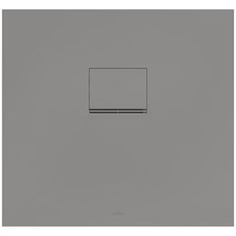 Villeroy & Boch Villeroy & Boch Squaro Infinity Duschwanne UDQ8075SQI2IV3S, 80 x 75 x 4 cm, grau