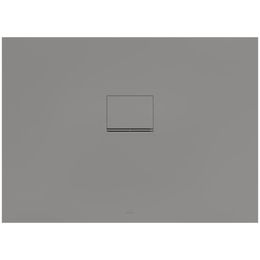 Villeroy & Boch Villeroy & Boch Squaro Infinity Duschwanne UDQ1180SQI2IV3S, 110 x 80 x 4 cm, grau