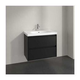 Villeroy & Boch Villeroy und Boch Skyla Waschtischunterschrank C79600VL 2 Ausz&uuml;ge, 772 x 596 x 439 mm, Volcano Black