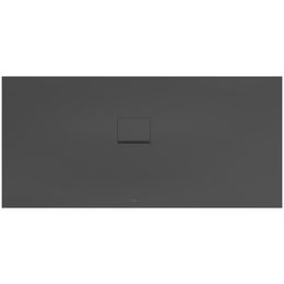 Villeroy & Boch Villeroy & Boch Squaro Infinity Duschwanne UDQ1780SQI2LV1S, 170x80x4cm, anthrazit