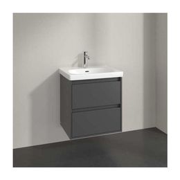 Villeroy & Boch Villeroy und Boch Skyla Waschtischunterschrank C79400VR 2 Ausz&uuml;ge, 572 x 596 x 439 mm, Graphite