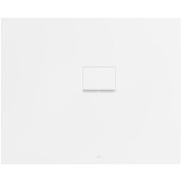 Villeroy & Boch Villeroy und Boch Squaro Infinity Duschwanne UDQ1190SQI2RVRW 110 x 90 x 4 cm, Stone White, Eck-Einbau rechts gegen Wand