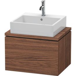 Duravit L-Cube Waschtisch-Unterschrank LC580002121 62 x 47,7 cm, nussbaum dunkel, f&uuml;r Konsole, 1 Auszug