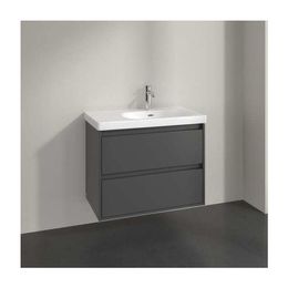 Villeroy & Boch Villeroy und Boch Skyla Waschtischunterschrank C79700VR 2 Ausz&uuml;ge, 772 x 596 x 439 mm, Graphite