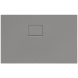Villeroy & Boch Villeroy & Boch Squaro Infinity Duschwanne UDQ1170SQI2LV3S, 110 x 70 x 4 cm, grau
