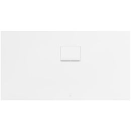 Villeroy & Boch Villeroy und Boch Squaro Infinity Duschwanne UDQ1370SQI2RVRW 130 x 70 x 4 cm, Stone White, Eck-Einbau rechts gegen Wand