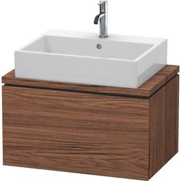 Duravit L-Cube Waschtisch-Unterschrank LC580102121 72 x 47,7 cm, nussbaum dunkel, f&uuml;r Konsole, 1 Auszug