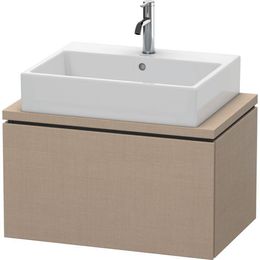 Duravit L-Cube Waschtisch-Unterschrank LC580107575 72 x 47,7 cm, leinen, f&uuml;r Konsole, 1 Auszug