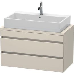 Duravit DuraStyle Waschtisch-Unterschrank DS530809191 90 x 47,8 cm, taupe, f&uuml;r Konsole, 2 Schubk&auml;sten