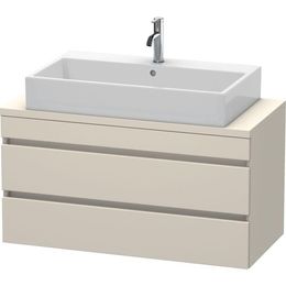Duravit DuraStyle Waschtisch-Unterschrank DS530909191 100 x 47,8 cm, taupe, f&uuml;r Konsole, 2 Schubk&auml;sten