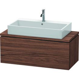 Duravit L-Cube Waschtisch-Unterschrank LC580902121 102 x 47,7 cm, nussbaum dunkel, f&uuml;r Konsole, 2 Schubk&auml;sten