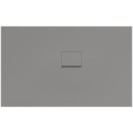 Villeroy & Boch Villeroy & Boch Squaro Infinity Duschwanne UDQ1380SQI2RV3S, 130 x 80 x 4 cm, grau