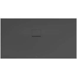 Villeroy & Boch Villeroy & Boch Squaro Infinity Duschwanne UDQ1790SQI2LV1S, 170 x 90 x 4 cm, anthrazit