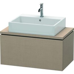 Duravit L-Cube Waschtisch-Unterschrank LC580207575 82 x 47,7 cm, leinen, f&uuml;r Konsole, 1 Auszug