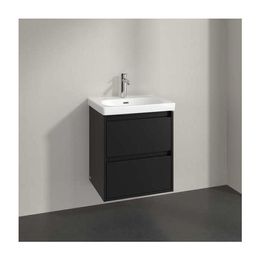 Villeroy & Boch Villeroy und Boch Skyla Waschtischunterschrank C79300VL 2 Ausz&uuml;ge, 522 x 596 x 424 mm, Volcano Black