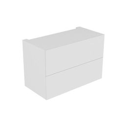 KEUCO Edition 11 Modul-Unterbauschrank 31316380100 105 x 70 x 53,5 cm, mit LED-Beleuchtung, Strukturlack Wei&szlig;