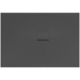 Villeroy & Boch Villeroy & Boch Squaro Infinity Duschwanne UDQ1390SQI2RV1S, 130 x 90 x 4 cm, anthrazit