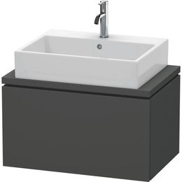 Duravit L-Cube Waschtisch-Unterschrank LC580104949 72 x 47,7 cm, graphit matt, f&uuml;r Konsole, 1 Auszug