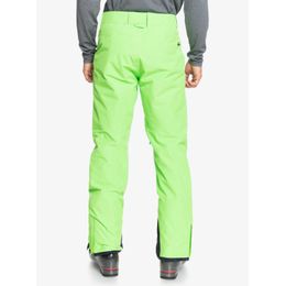 Quiksilver Herren Snowboardhose, gr&uuml;n, Gr. XS, 100% recyceltes Polyester / 97% Polyester, 3% Elastan, Hosen