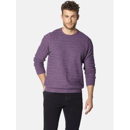Babista Herren Rundhalspullover "Pullover FLOREVARA", lila, Gr. S, Obermaterial: 100% Baumwolle CO., Pullover