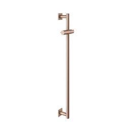KEUCO IMXO Brausestange 59585290902 rotgold geb&uuml;rstet, H&ouml;he 855mm, Brauseschieber, Rosetten eckig