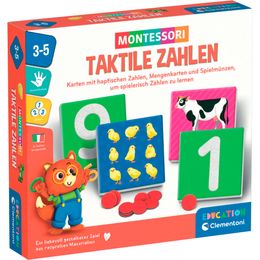 Clementoni Kinder Spiel "Education, Taktile Zahlen (Montessori)", bunt, Spiele, Made in Europe