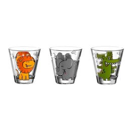 Leonardo Kinderbecher "Kinderbecher Bambini 215 ml 3er Set bunt", bunt, Trinkgefäße