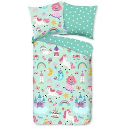 Babybettw&auml;sche Good Morning, gr&uuml;n, Renforc&eacute;, Obermaterial: 100% Baumwolle, Bettw&auml;sche, "Fantastic", Baumwolle, Renforc&eacute;, Wendeoptik, Kind, Baby,