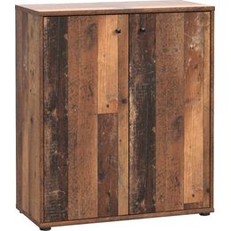 Kommode FORTE, B:73,7cm H:85,5cm T:34,8cm, braun, Dekorfolie, FSC-zertifizierter Holzwerkstoff, Flur, Sideboards, "Tempra", Breite 73,7 cm