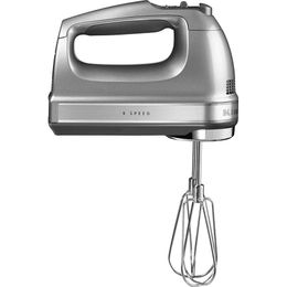 KitchenAid Handmixer "5KHM9212ECU CONTOUR SILVER", B:8cm H:15cm T:20cm, silber, Mixer, 9 Stufen