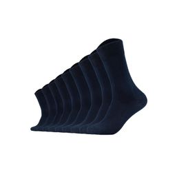 Camano Damen Sneakersocken "Socken 9er Pack", Gr. 39, blau, Obermaterial: 80% Baumwolle CO. 17% Polyamid PA. 3% Elasthan EL., Socken