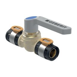 Geberit FlowFit Kugelhahn 619856001 &Oslash; 63 mm, mit Bet&auml;tigungshebel